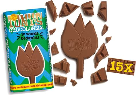 Tony S Chocolonely Melk Amandel Kletskop Chocoladereep Je Wordt