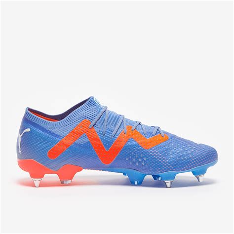 Puma Future Ultimate Low SG Azul Destello Puma Blanco Puma Ultra