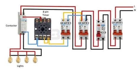 Timer Switch Connection Wiring Earth Bondhon