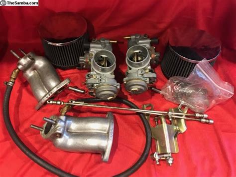 TheSamba VW Classifieds Dual Solex 34 Carbs Carburetors Weber