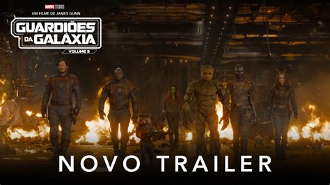 Guardiões da Galáxia Volume 3 Novo Trailer YouTube