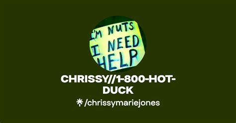 CHRISSY 1 800 HOT DUCK Instagram Linktree