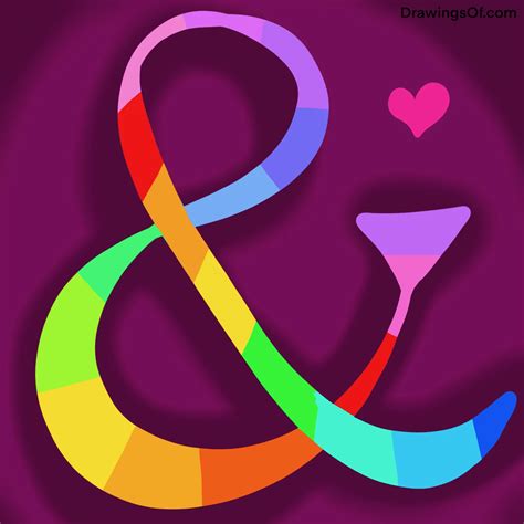 The And Symbol Ampersand Drawing Fun Drawings Of
