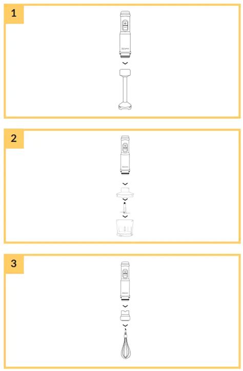 ZEEGMA ZE Handy Chef 5 In 1 1500W Hand Blender User Manual