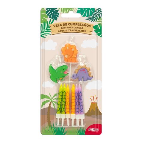 Velas Dinossauro 15 Unidades Por 4 00