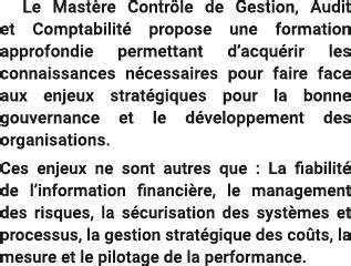 Mastères Spécialisés