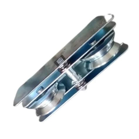 CONJUNTO ROLDANA TRUCK DUPLA 3 POLEGADAS CANAL V CANTONEIRA MEGAFER