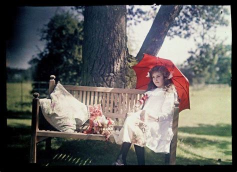 Girl With A Parasol Sitting On A Bench Belle Epoque Art Nouveau