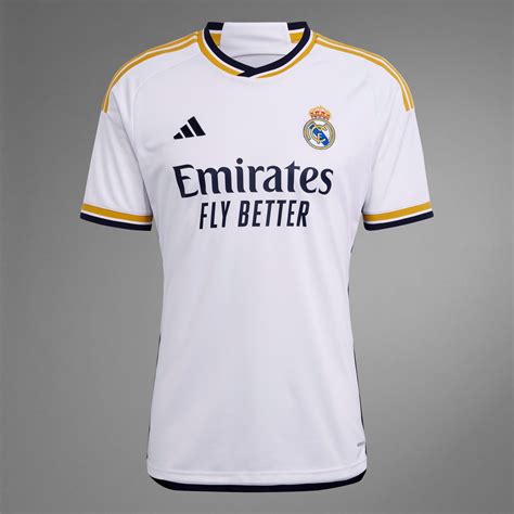 Adidas Maillot Domicile Real Madrid 23 24 Blanc