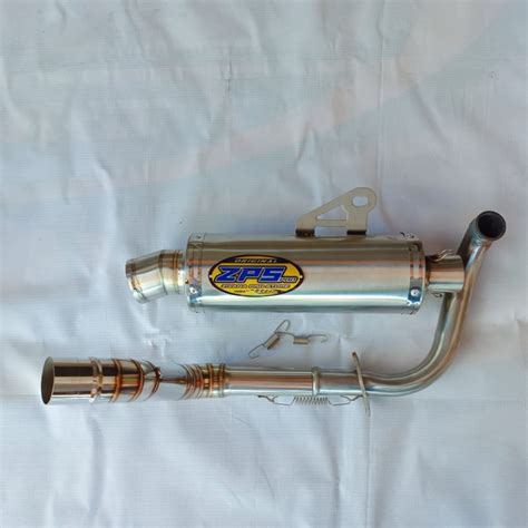 Jual KENALPOT RACING ZPS ORIGINAL SAMLONG KOBRA INLET 38 PNP MOTOR BEAT