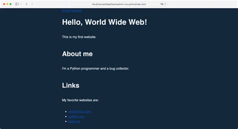 HTML And CSS For Python Builders Actual Python The Dev News
