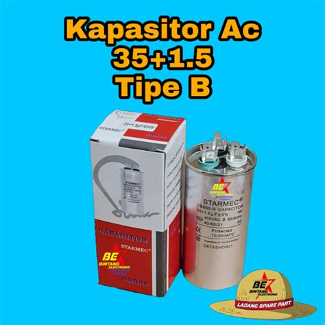 Jual Kapasitor Ac Tipe B Mikro Capasitor Uf Uf Kota