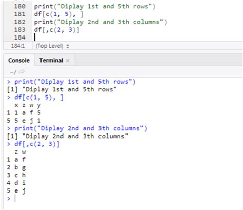 Subset In R Including List Data Frame Matrix And Vector