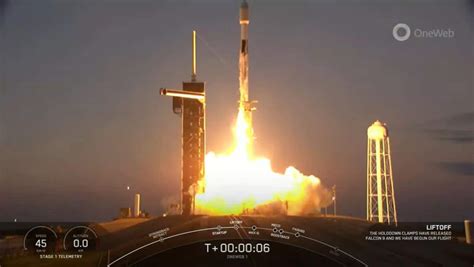 SpaceX Vient De Lancer 40 Satellites De OneWeb
