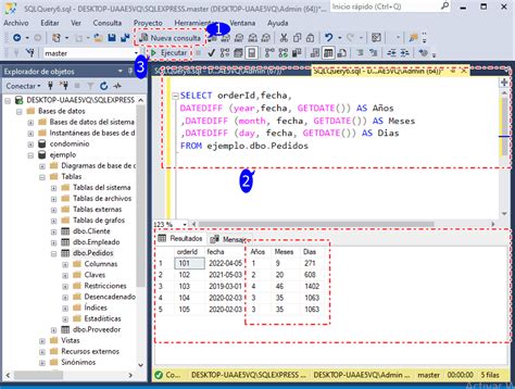 SQL GETDATE Función de fecha y hora Sqlserverdb