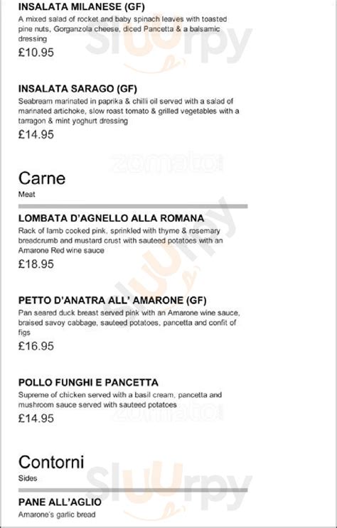 Amarone Men Glasgow Main Menu Sluurpy