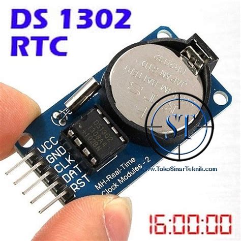 Jual Kit DS1302 RTC Real Time Clock Module Jam RTC DS 1302 Battery
