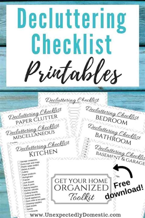 declutter your home checklist 135 things to get rid of to organize your house fast