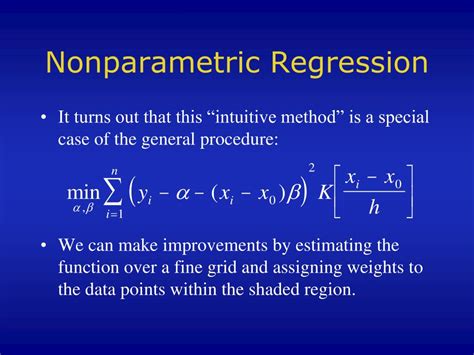 ppt nonparametric regression powerpoint presentation free download id 6847656