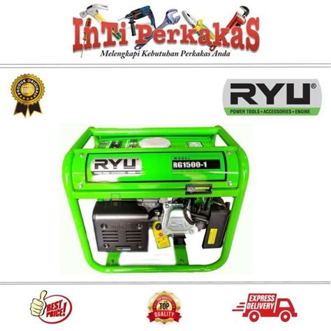 Jual Ryu Gasoline Generator Set Rg1500 1 Genset Di Seller Inti Perkakas