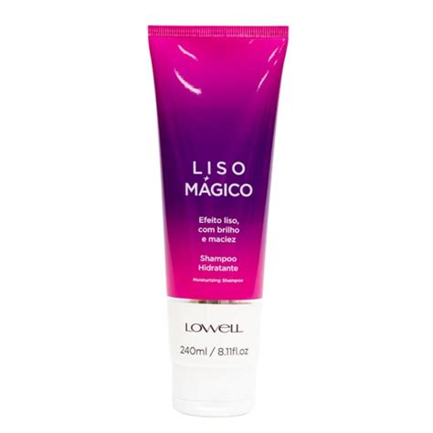 KIT LISO MAGICO SHAMPOO CONDICIONADOR FLUIDO LOWELL