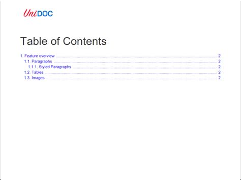 creating pdf reports in golang unidoc