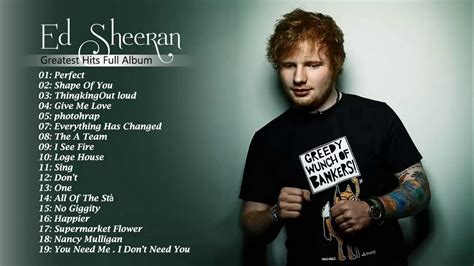 Ed Sheeran Greatest Hits Full Album Best Of Ed Sheeran Playlist