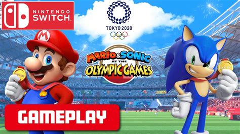 Mario Sonic en los Juegos Olímpicos Tokio 2020 Gameplay Nintendo
