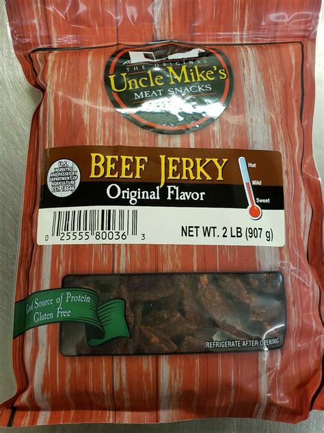 Uncle Mike S Beef Jerky Lb Ebay