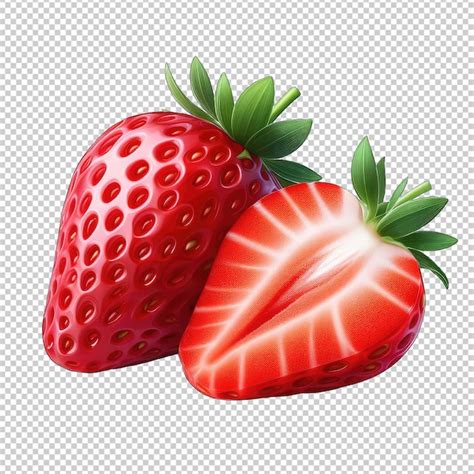Conjunto De Iconos De Fresa Png Archivo PSD Premium