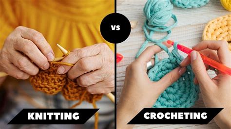 Is Knitting Or Crocheting Easier Knitting Cut