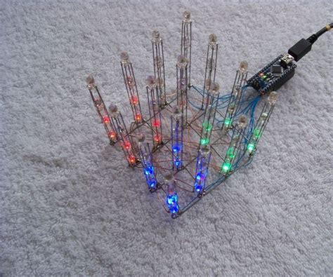 Charliecube Charlieplexed X X Rgb Led Cube Arduino Led Led