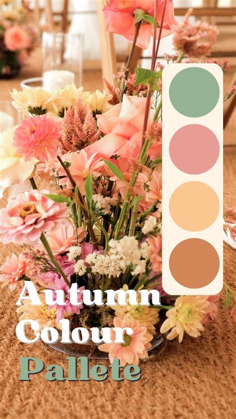 Pink And Beige Wedding Flowers Sunset Color Palette Pastel Colour