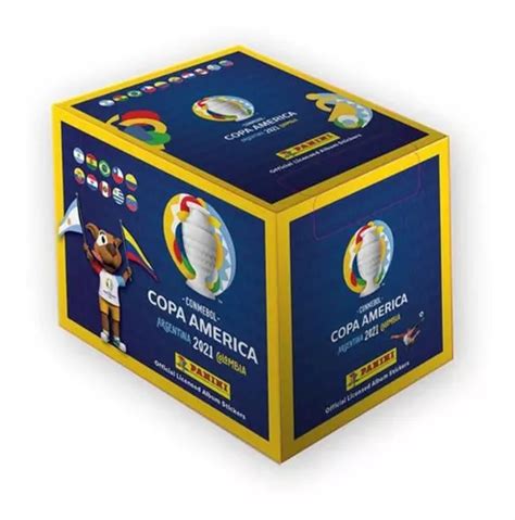 Caja Copa America 2021 Colombia Argentina 50 Sobres MercadoLibre
