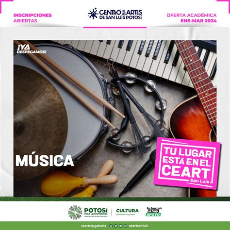 Inscríbete a los cursos y talleres del Área de Música de nuestra Oferta