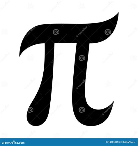 The Greek Letter PI The Symbol Of The Mathematical Constant Stock