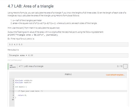 Solved Using Heron S Formula You Can Calculate The Area Of Chegg