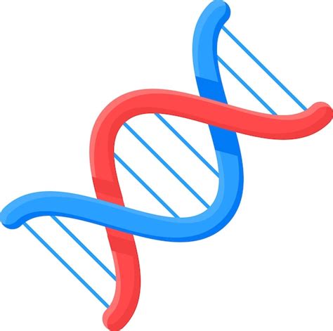 Premium Vector Spiral DNA Molecule Connected Chemical Bond