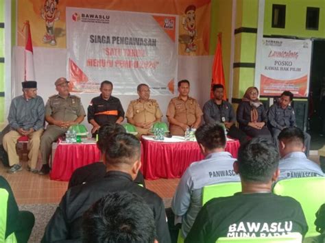 Siaga Panwas Satu Tahun Menuju Pemilu 2024 Bawaslu Mubar Launching