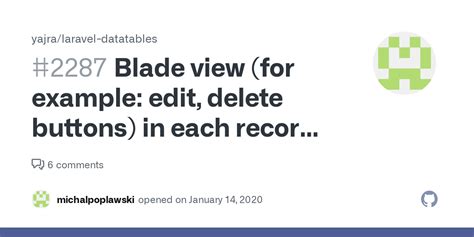 Blade View For Example Edit Delete Buttons In Each Record Makes