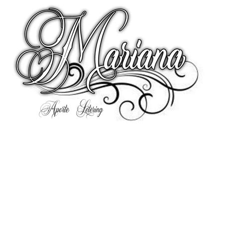 Mariana Idea Para Tatuaje En 2023 Letras De Graffiti Abecedario