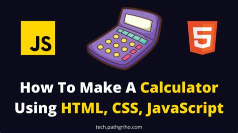 javascript calculator source code with video explanation