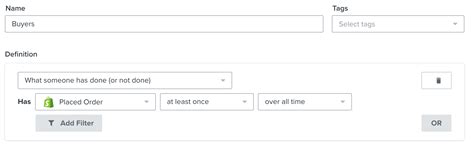Email Marketing Segmentation Basic And Advanced Klaviyo Segments