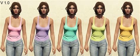 Recolored Top For MP Female GTA5 Mods