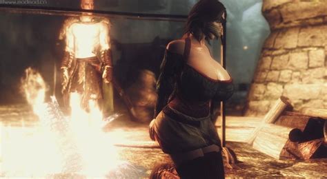 上古卷轴5天际MOD新版丰满少女尤瑞安娜及被抓的少女们 Buxom Wench Yuriana Tank Healer Support