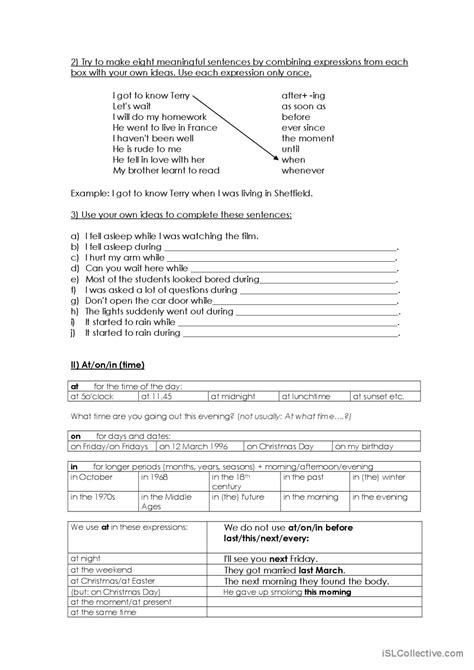Time relations Français FLE fiches pedagogiques pdf doc