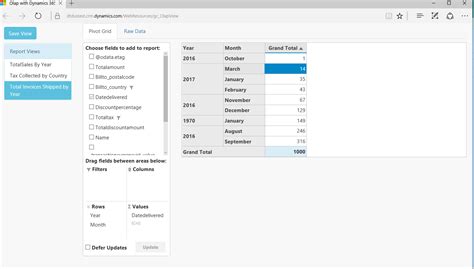 pivoting data in microsoft dynamics 365 using wijmo olap