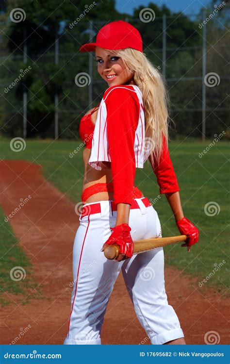 Baseball Girl Stock Photo Image Of Alluring Nakedness 17695682