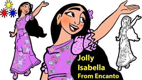 How To Draw So Cute Isabella From Encanto Easy Step By Step Drawings