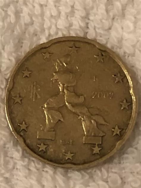 20 CENTIMES DEUROS Italie 2002 Pièce très Rare EUR 200 00 PicClick FR